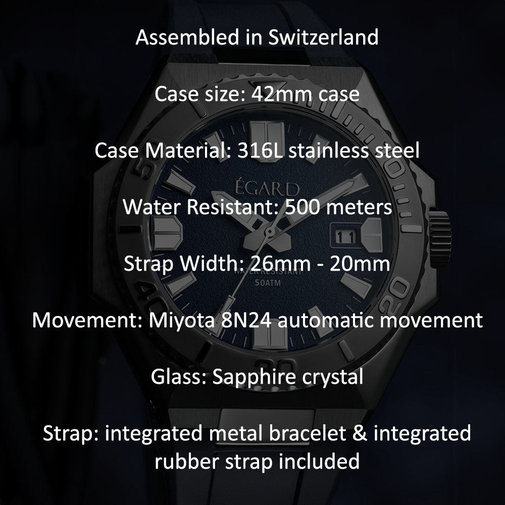 King Ocean Aqua – Egard Watch Company