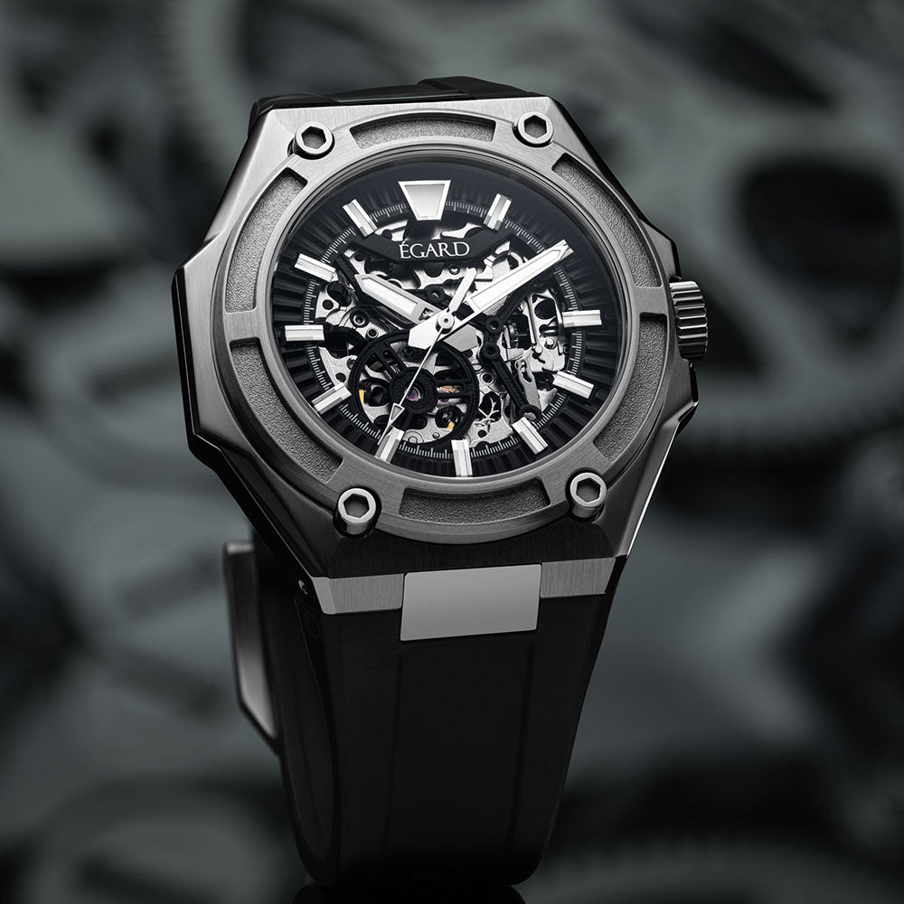 King Ocean Skeleton Steel – Egard Watch Company